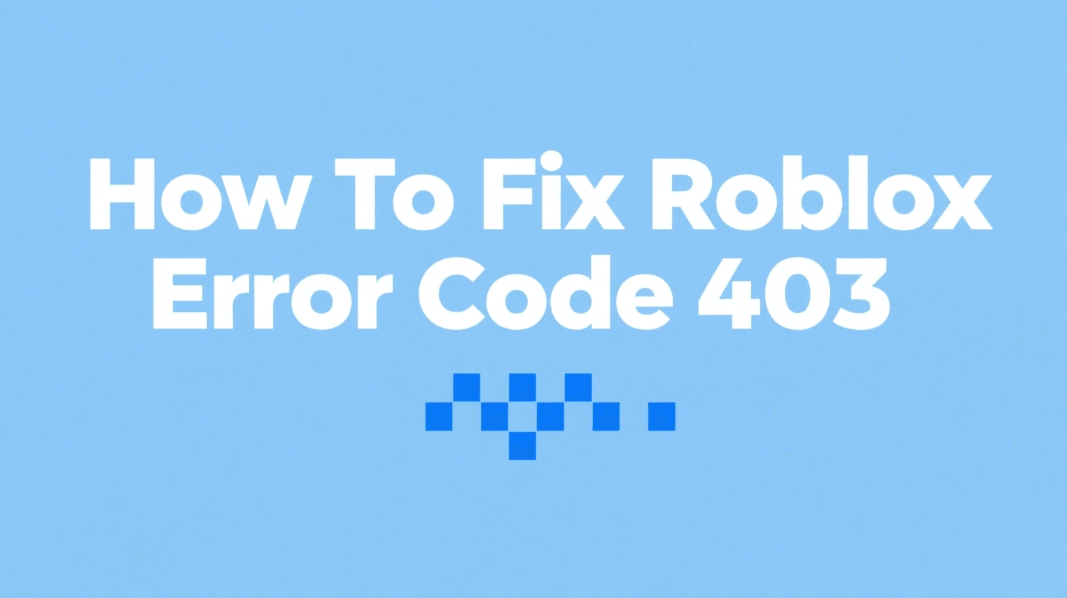 How To Fix Roblox Error Code 403: A Detailed Guide - Blog - IPOASIS